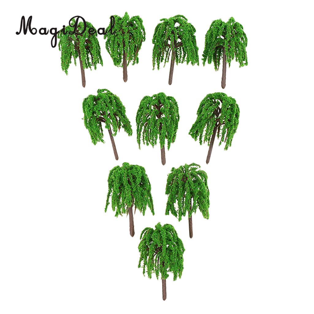 10Pcs/Lot 1/150 Model Trees Train Railroad Railway... – Vicedeal