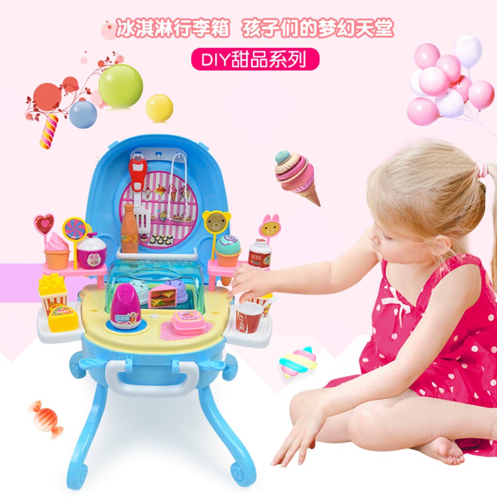 Pretend Play Kitchen Toy, Ice Cream Role Play Set ... – Grandado