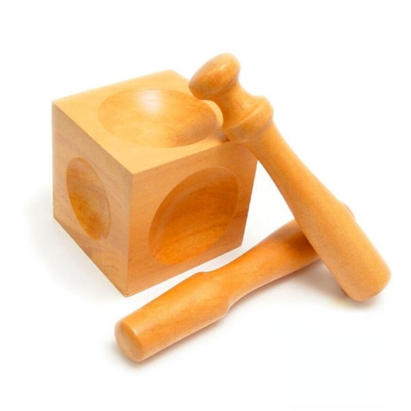 Wooden Square Dapping Block & Punch Kit Doming... – Grandado