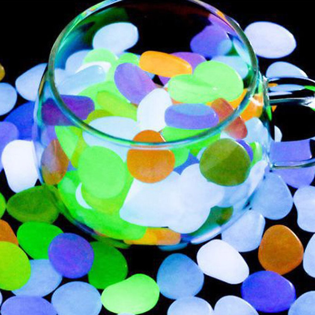 200PC Luminous stone Garden Decoration Glow In The... – Vicedeal