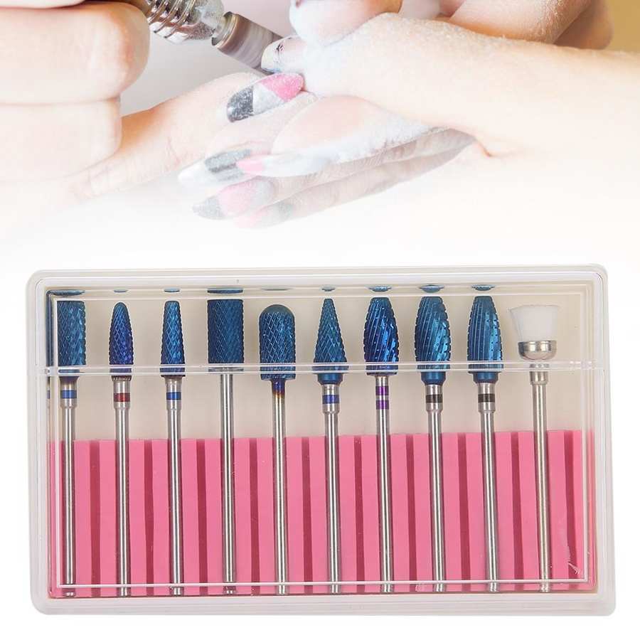 10Pcs Nail Grinding Head Nail Drill Bit Manicure S... – Vicedeal