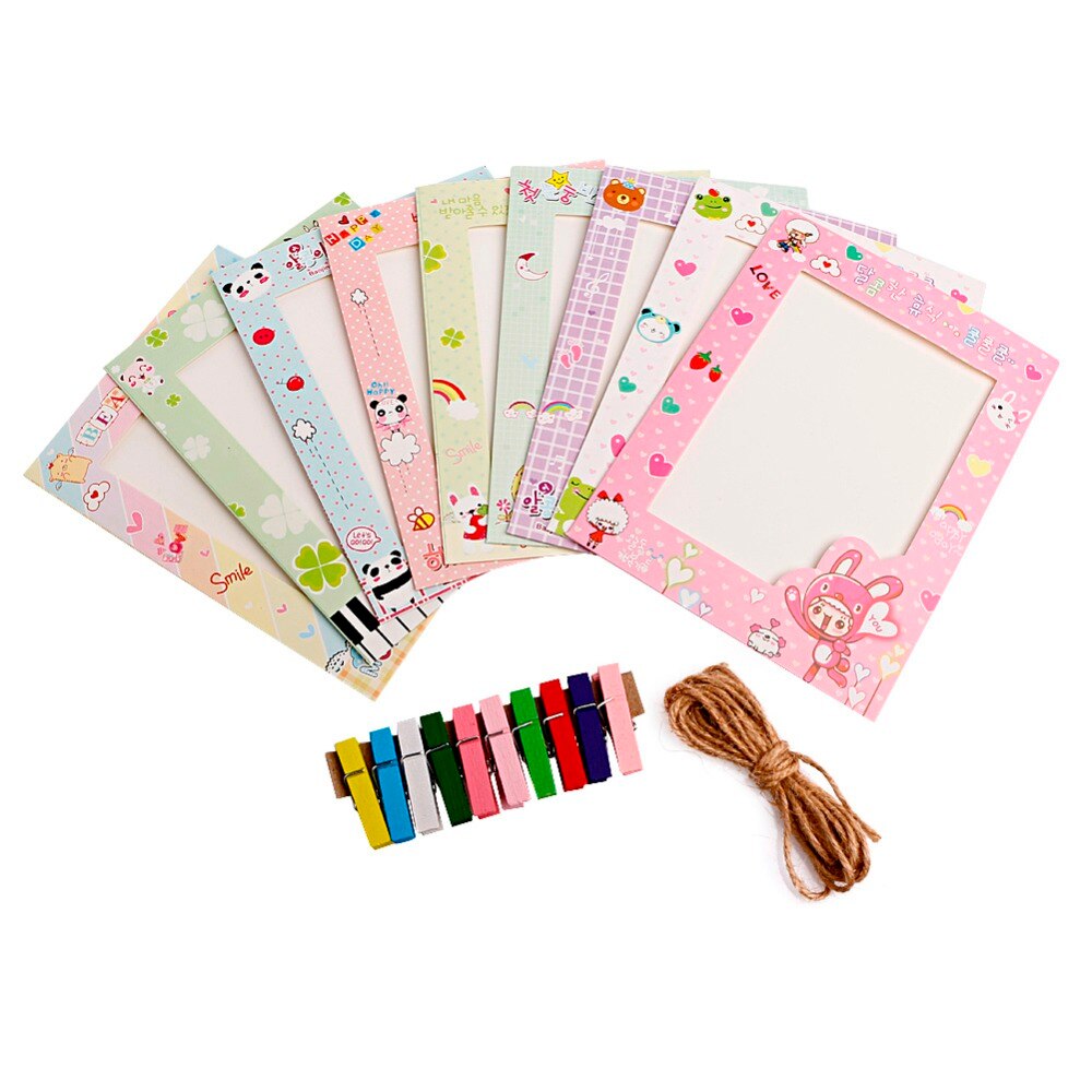 9 pcs/set 6 Inch Wall Hanging Cute Animal Paper Ph... – Grandado