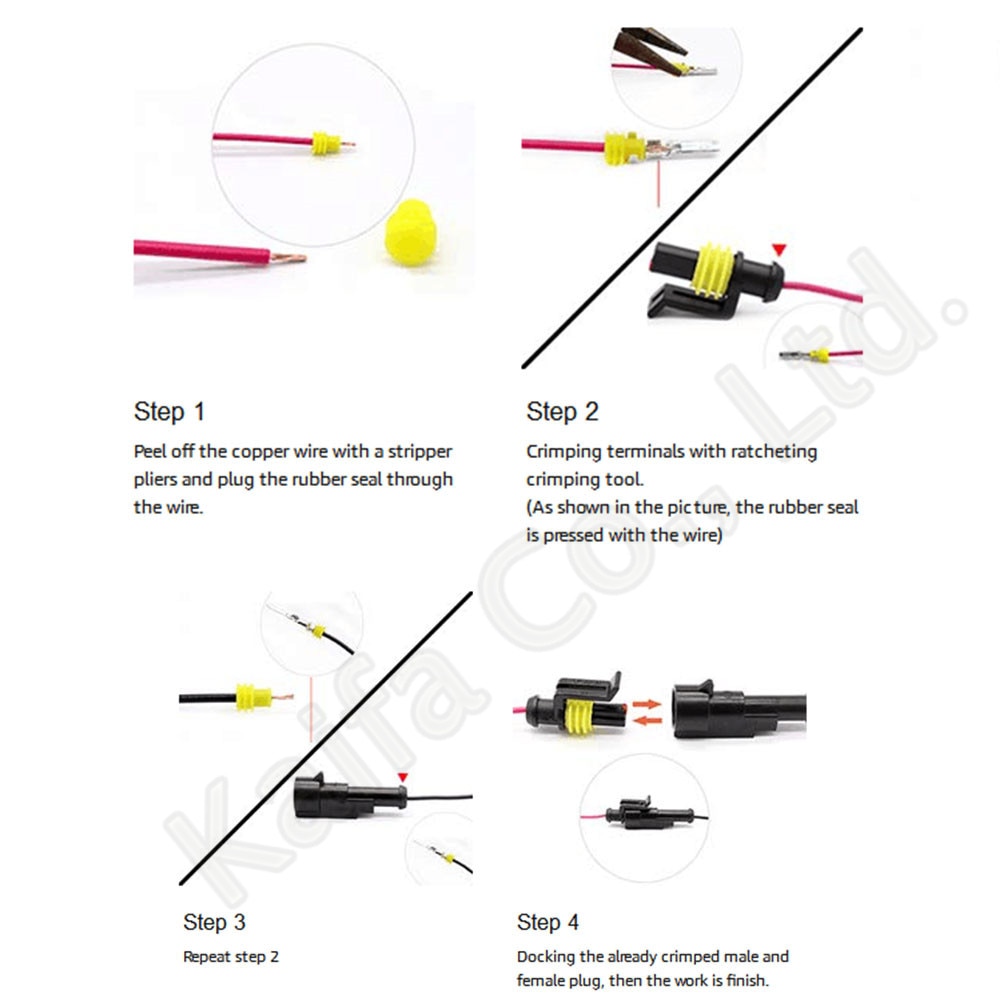 10 sets Kit 1P 2P 3P 4P 5P 6Pins Way AMP 1.5 Super... – Vicedeal