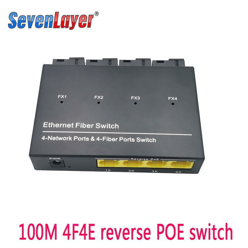 10/100M Reverse POE Switch output 12V supply for e... – Grandado
