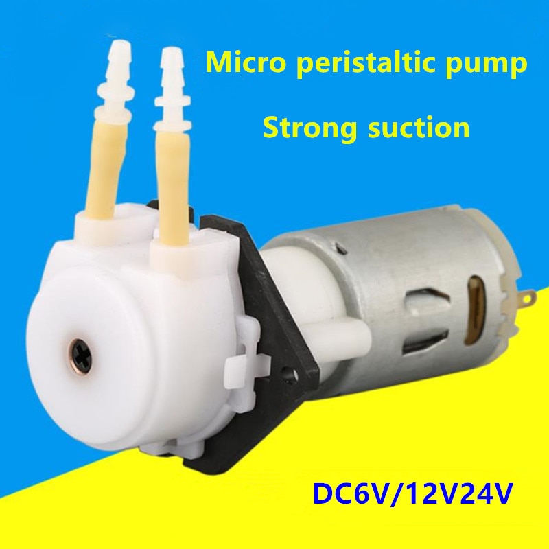 6V/12V/24V DC silicone tube metering pump / perist... – Vicedeal