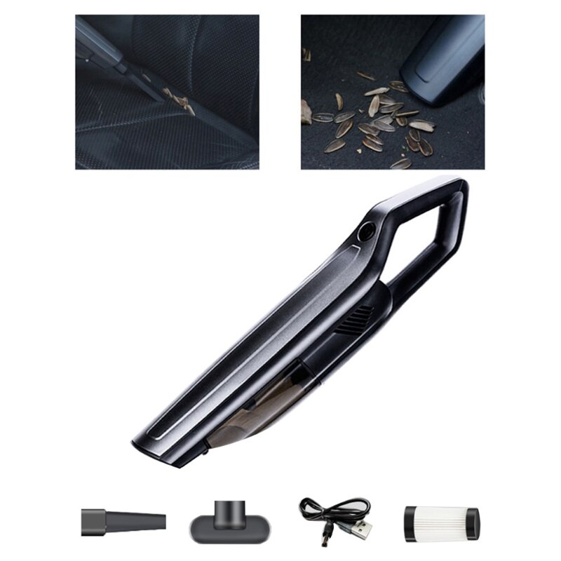 Mini Vacuum Cleaner Handheld High-power Suction Du... – Grandado