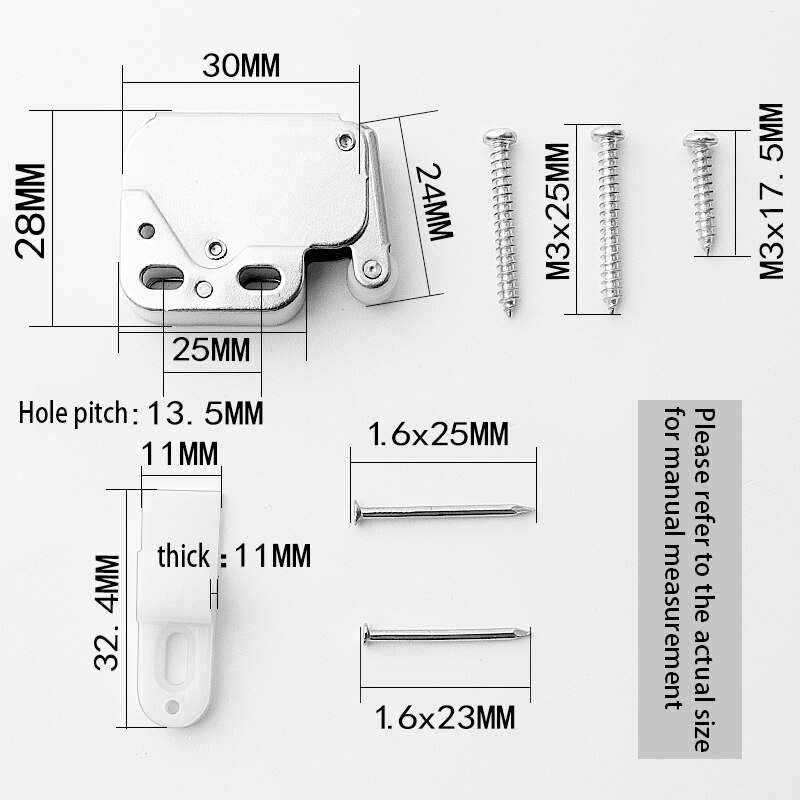 4PCS Push-type Door Lock Locker Trunk Lock Cabinet... – Vicedeal