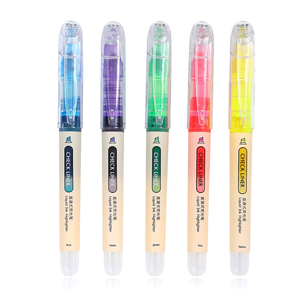 Juego de 5 unidades de rotuladores fluorescentes, ... – Grandado