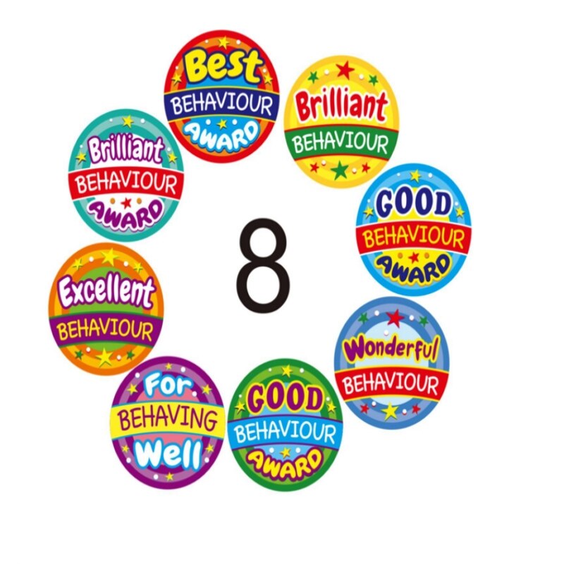 500pcs/roll Zoo Animals cartoon Stickers for kids ... – Grandado