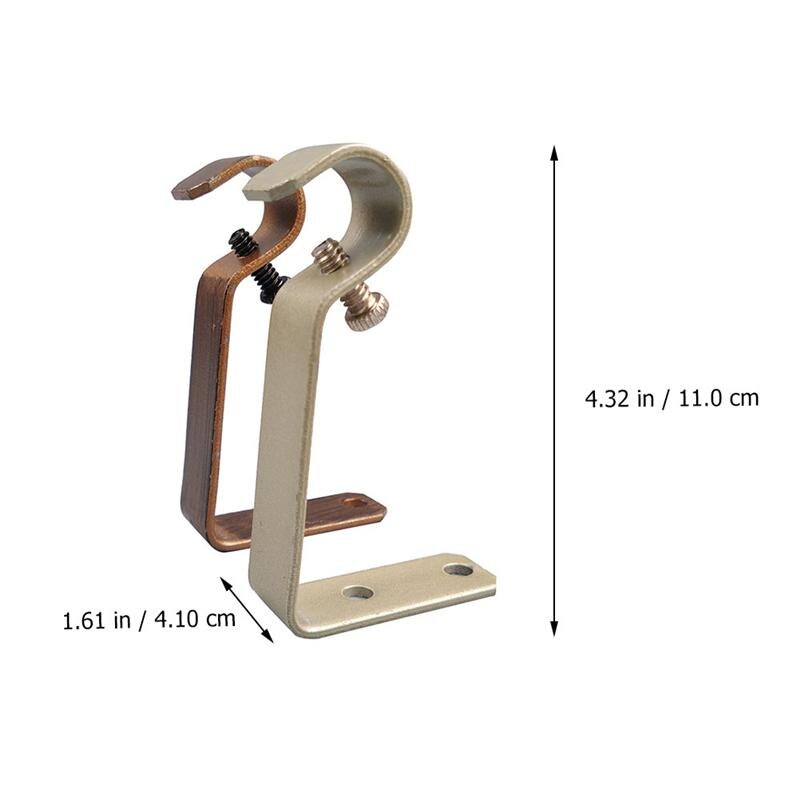 4PCS Vintage Curtain Rod Brackets Iron Hook Curtai... – Vicedeal
