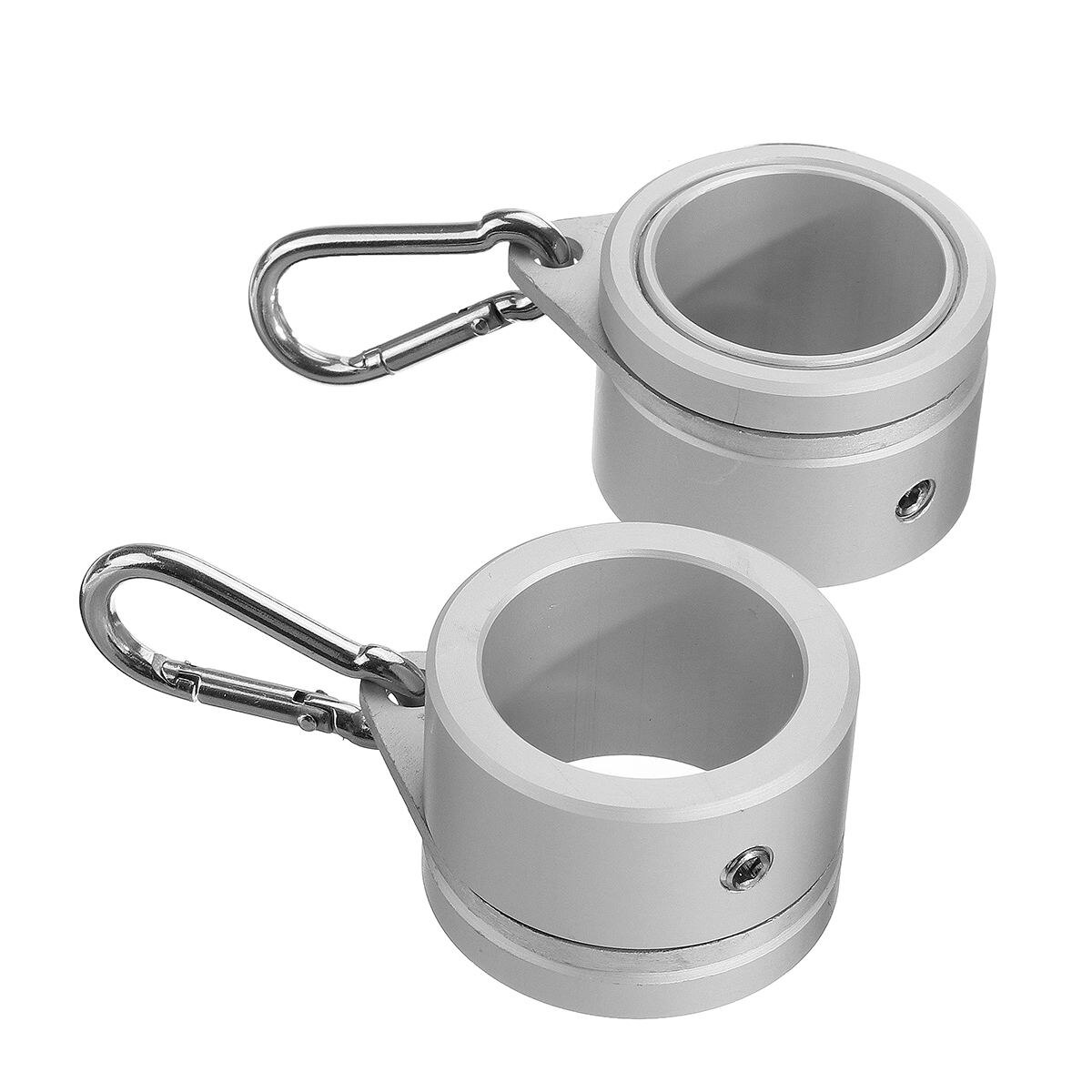 1Pair Aluminum Alloy Flag Pole Rings 360 Degree Ro... – Vicedeal
