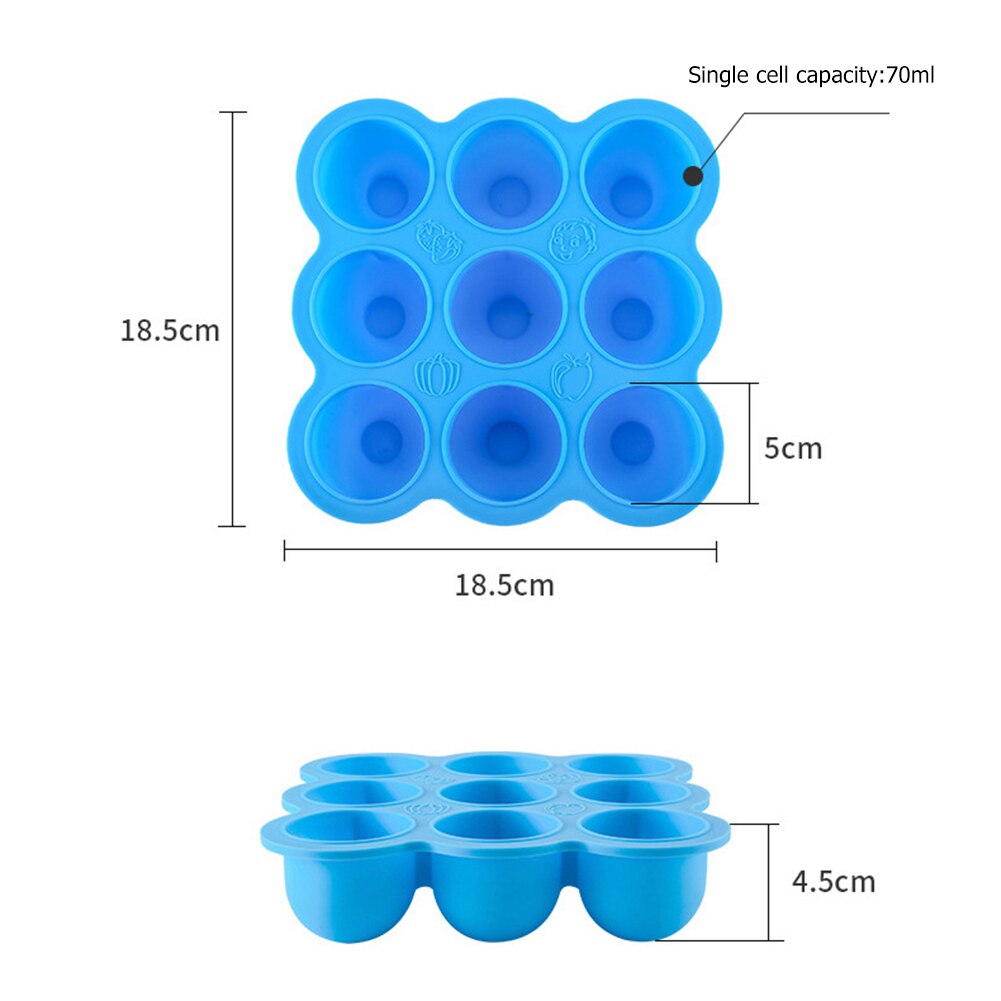 9 Hole Food Container With Cover Baby Food Contain... – Vicedeal