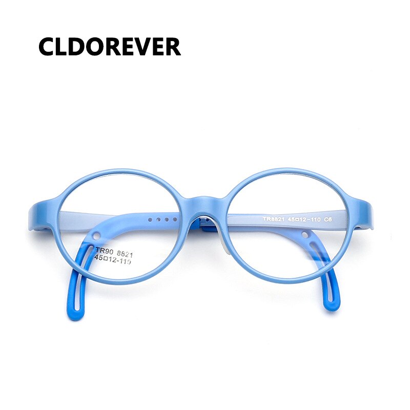 Neue TR90 Silikon Gläser Rahmen Kinder Klare Linse... – Vicedeal