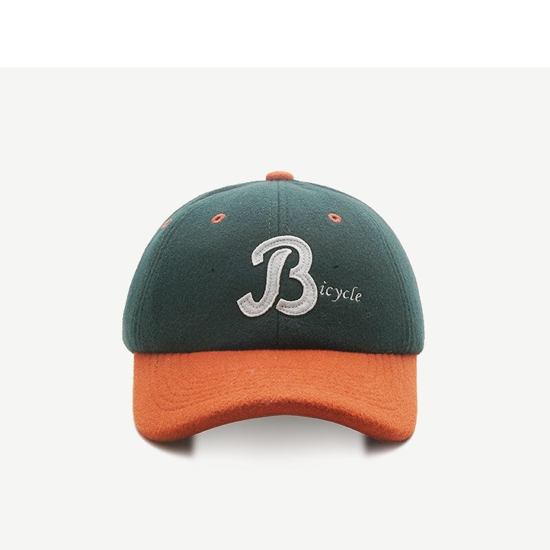 Baseball Cap Retro Splicing Style Bliss Embroidery... – Grandado