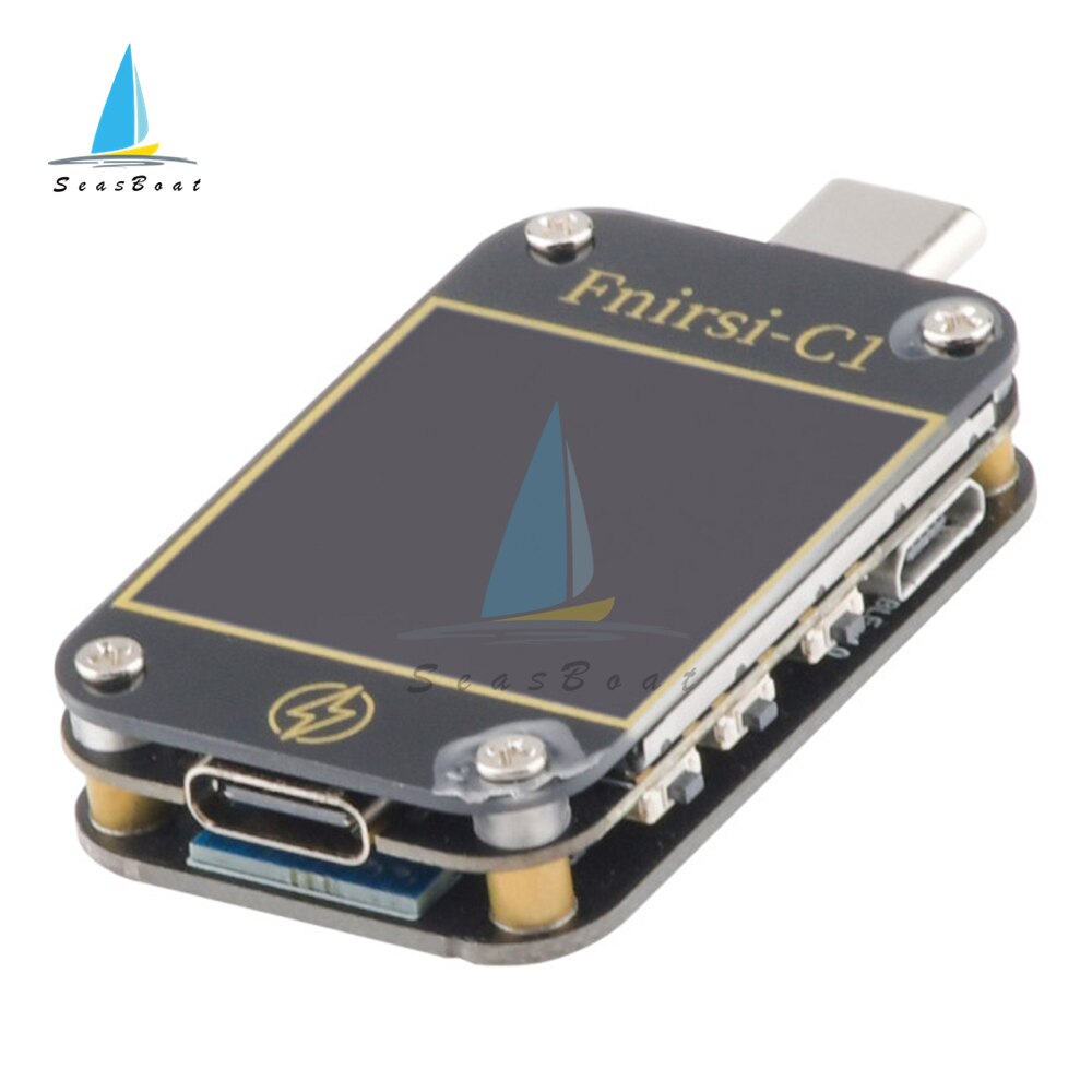 FNIRSI-C1 USB Tester Type-C Digital Voltmeter Amme... – Vicedeal