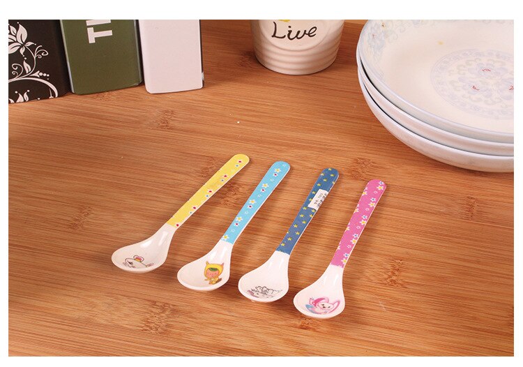 10pcs/lot Children Colorful Spoon Coffee Heart Cak... – Vicedeal