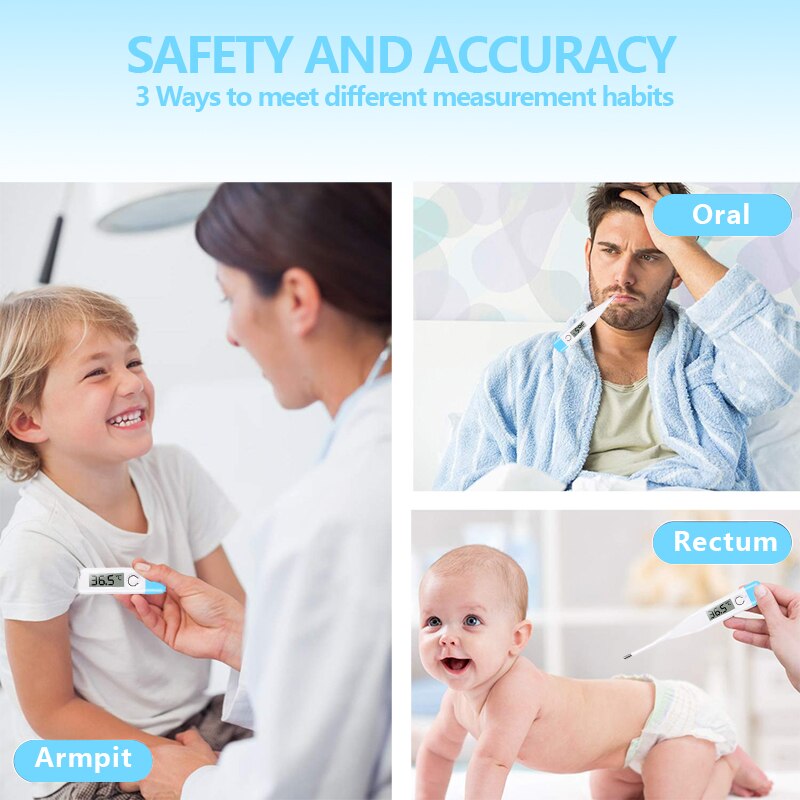 LCD Digital Body Thermometer Electronic Thermomete... – Grandado