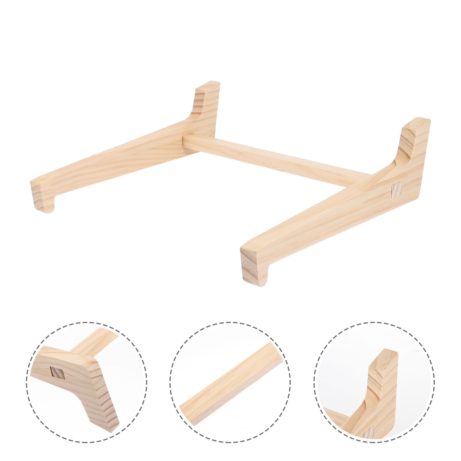 Tabletop Laptop Stand Wooden Laptop Holder Desktop... – Vicedeal