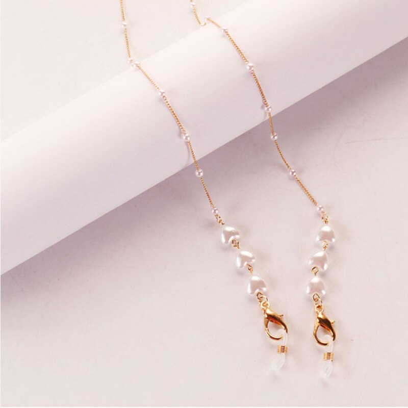 1pc Simple Anti-lost Love Heart Mask Pearl Chain P... – Grandado