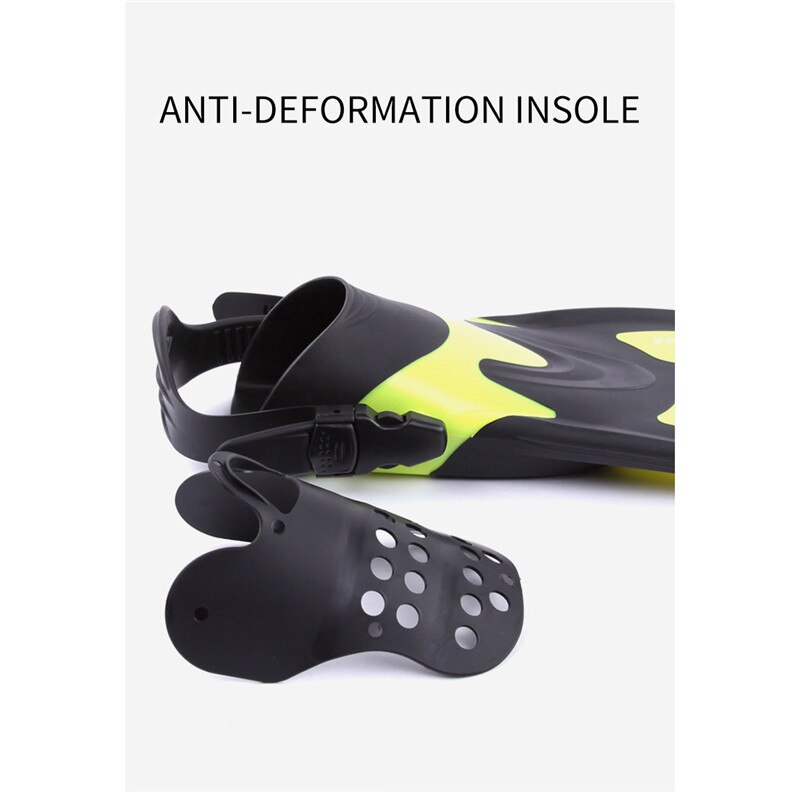 Snorkeling Silicone Fins Swimming Free Training Eq... – Grandado