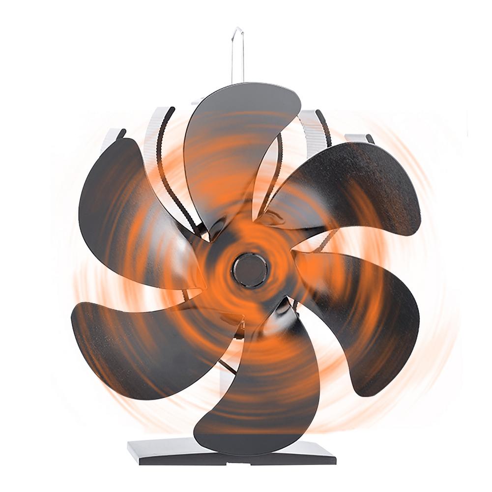 6 Blade Stove Fan Overheating Protection Silent Ho... – Grandado