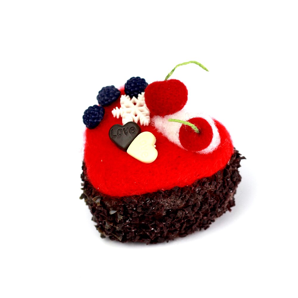 Easyhandmade Sweet Cake Wool Felt DIY Package Poke... – Vicedeal