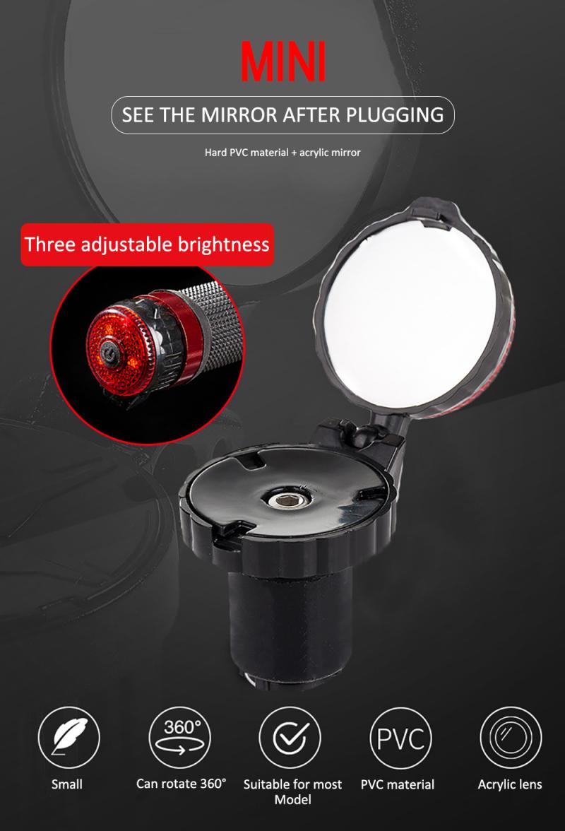 Bike Light Bike Rear View Mirror Road MTB Bike Cyc... – Vicedeal