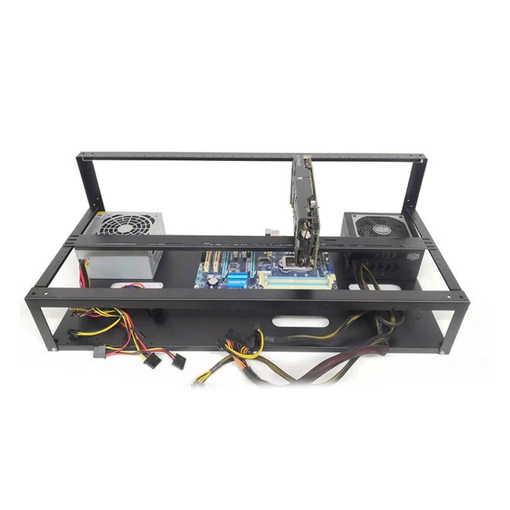 Open Mining Rig Frame 12 Gpu Mining Case Rack Moth Grandado