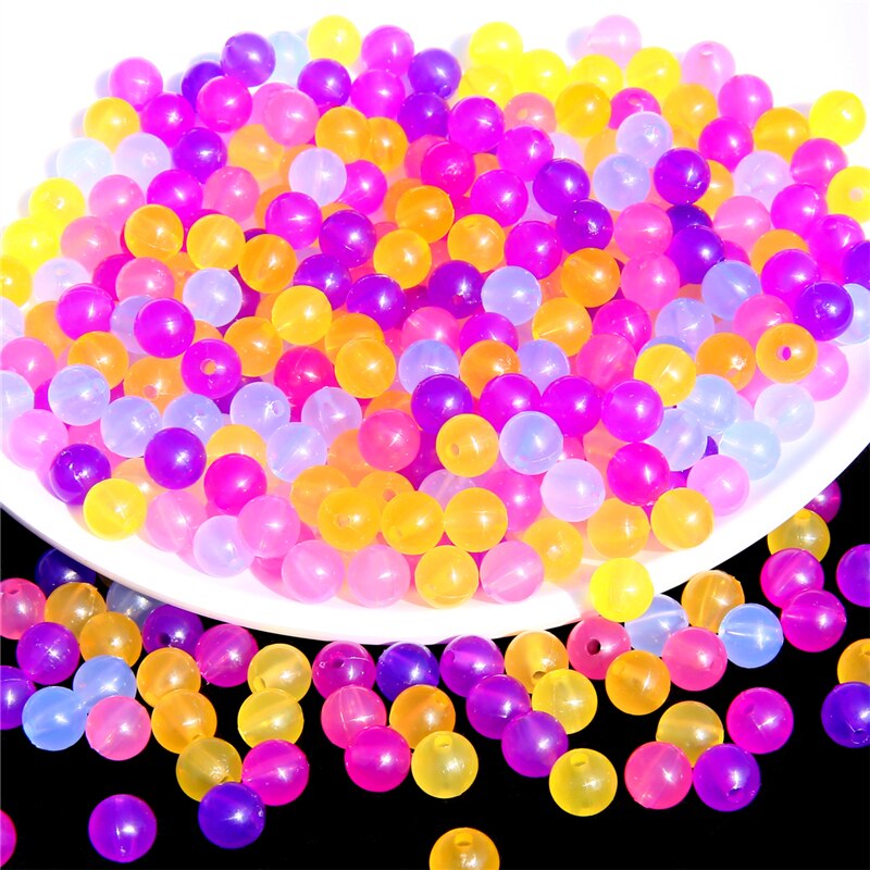 8mm About 100Pcs Strong Luminous Beads Acrylic Spa... – Vicedeal