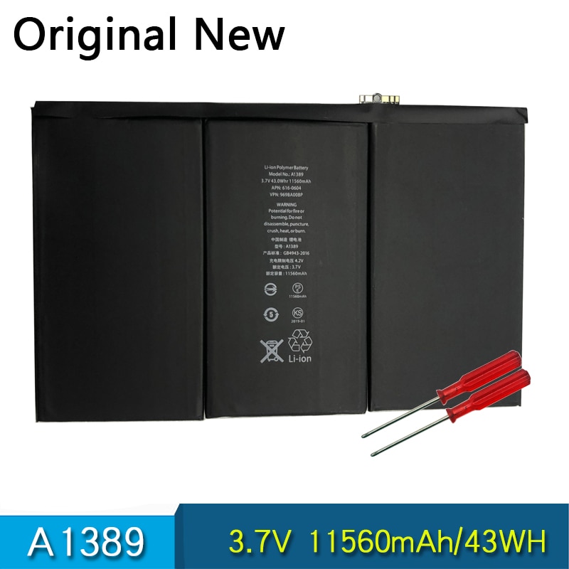 Original Tablet Battery A1389 For iPad 3 4 Replace... – Grandado