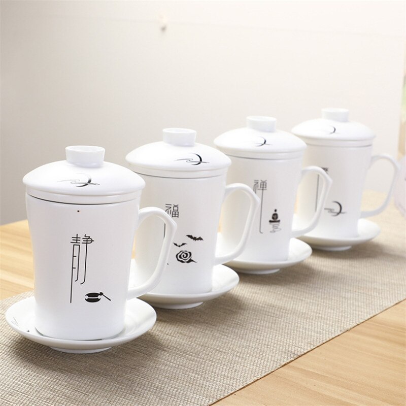 Simple Filter Teacup Ceramic Single Kung Fu Office... – Grandado