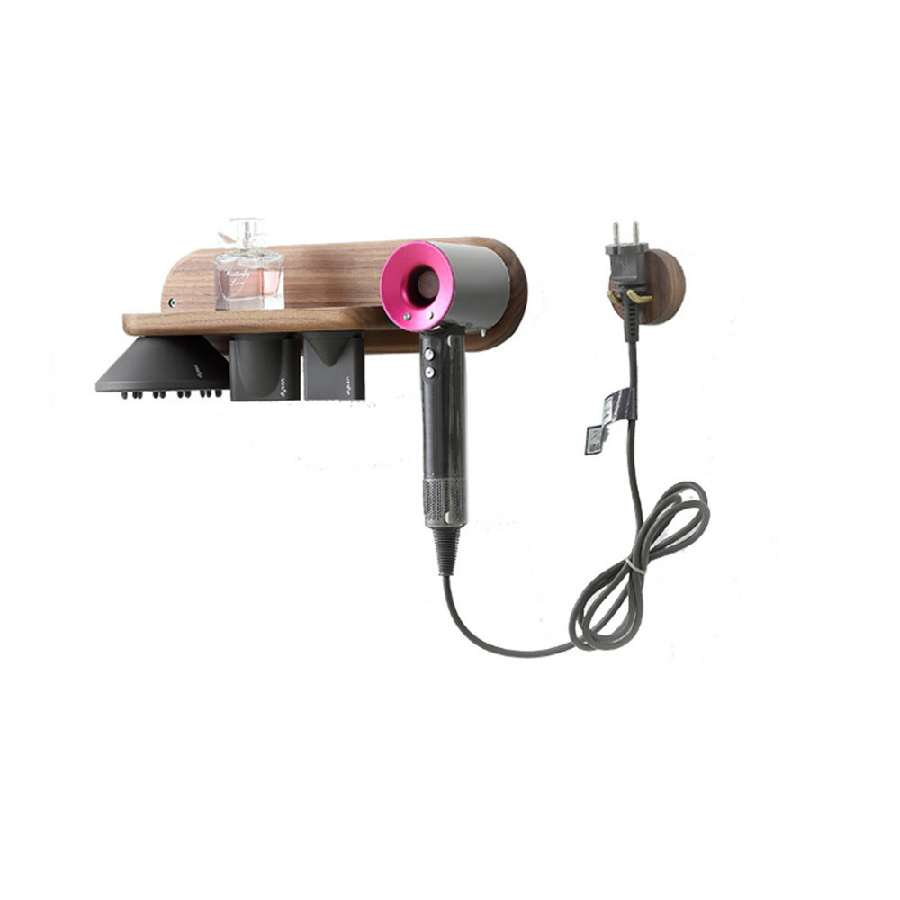Dyson Blower Rack Dyson Walnut Wood Bathroom Stora... – Grandado