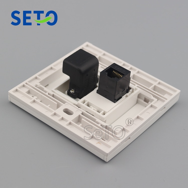 SeTo 86 Type One Port Elbow Insert HDMI + RJ45 Cat... – Vicedeal