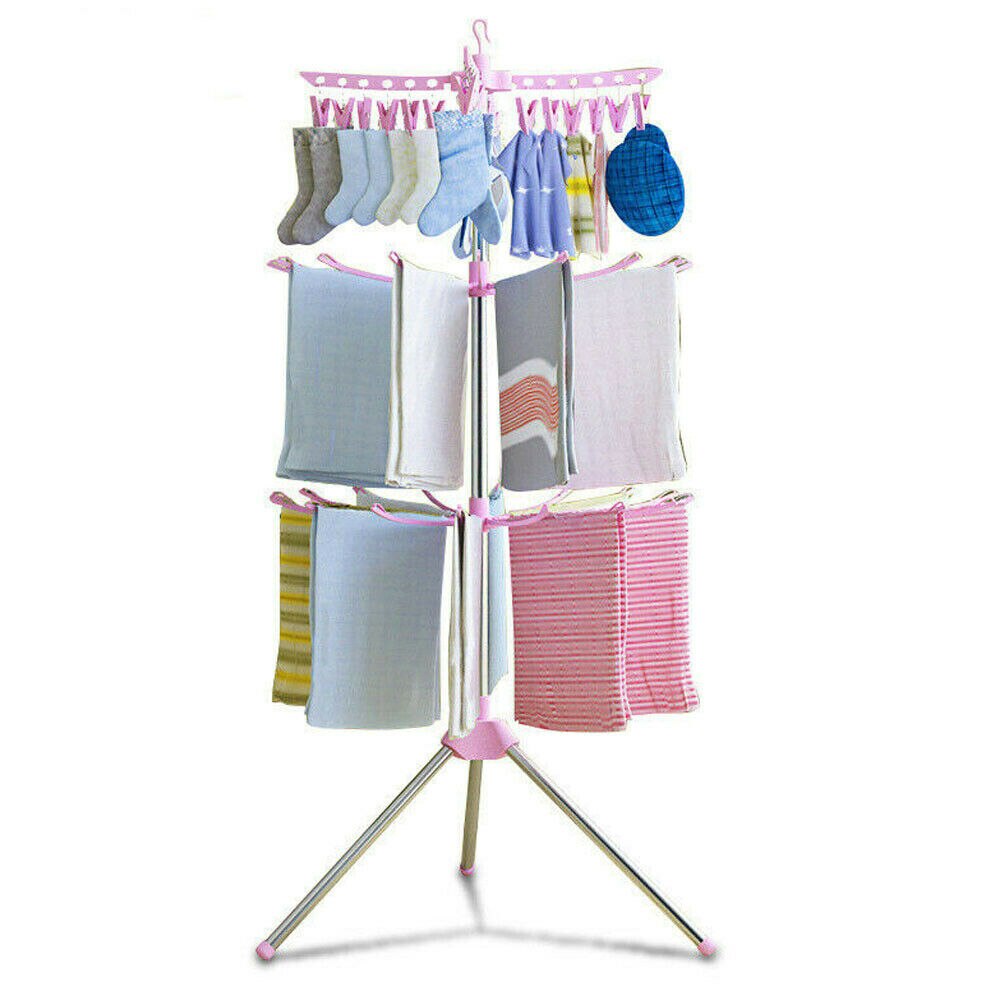 Multifunctionele vloer vouwen handdoek droogrek Ve... – Grandado