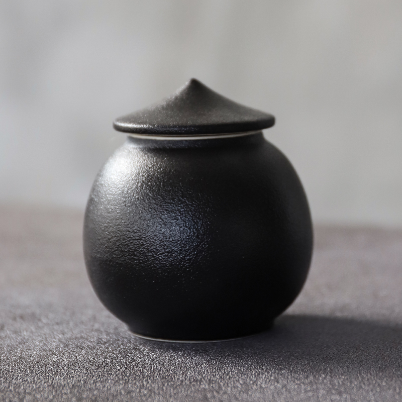 LUWU small size tea caddy ceramic porcelain tea ca... – Grandado