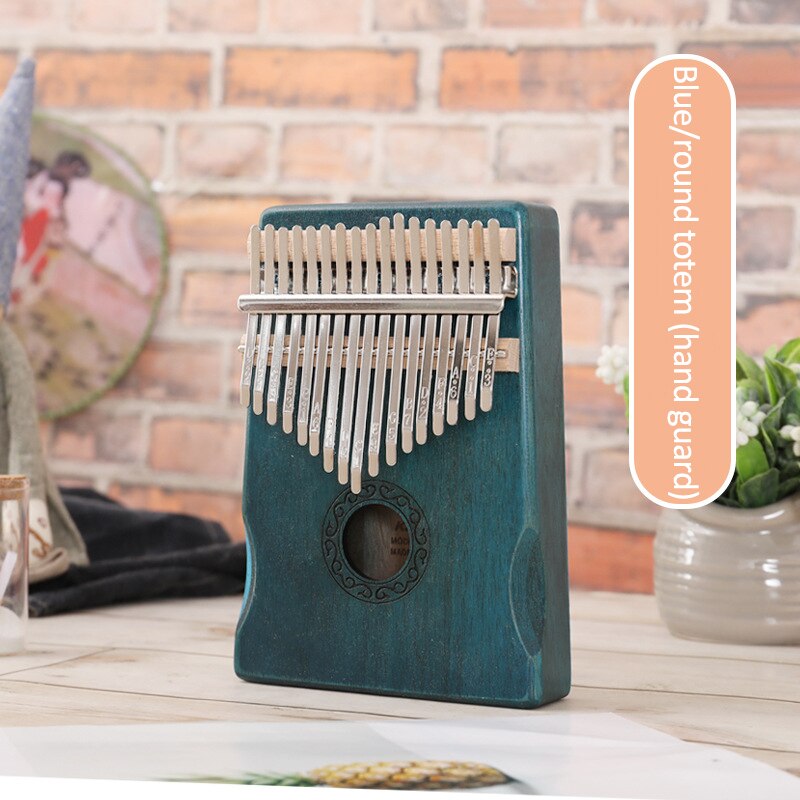 Kalimba 17 Keys Thumb Piano Handguard Wood Mahogan... – Vicedeal