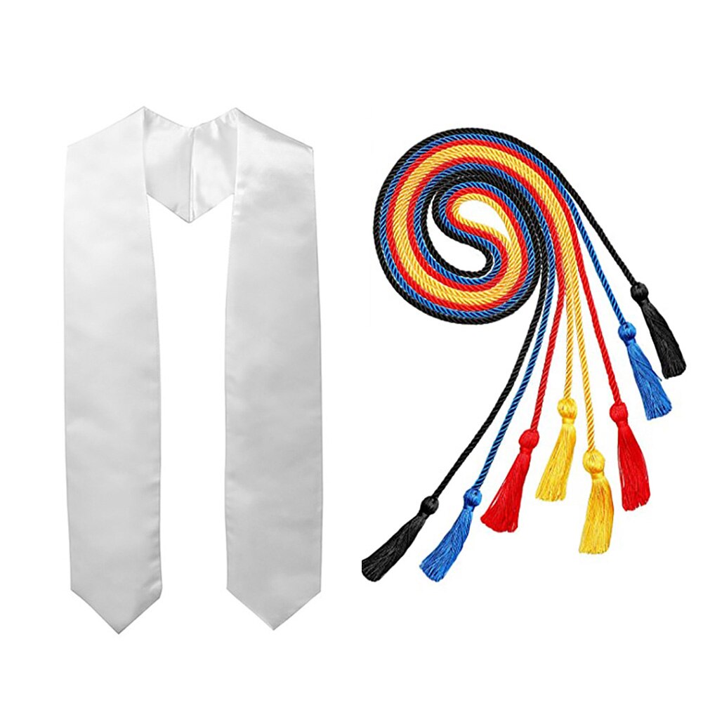 Solid Color Graduation Sash Shoulder Strap Graduat... – Grandado