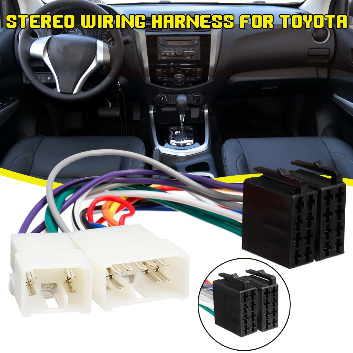Auto ISO Radio Wire Kabelboom Connector Plug 4/10 ... – Grandado