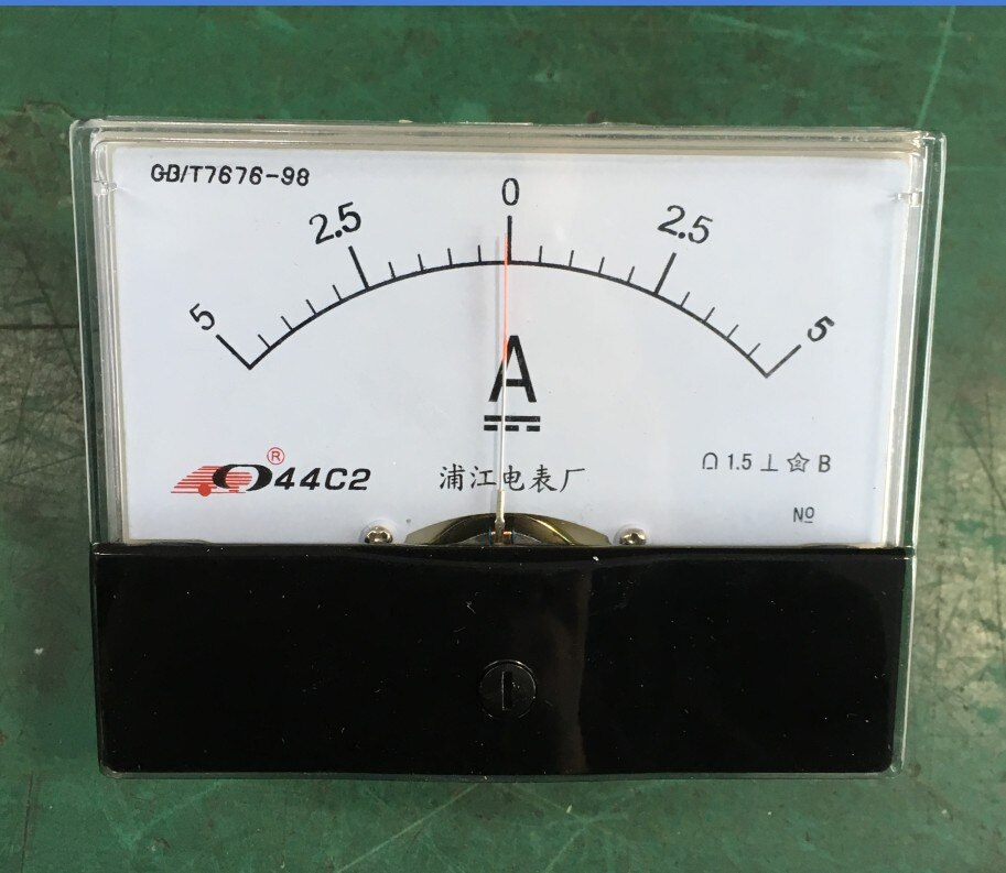 Pointer dc amperemeter 44 c 2 dc -10a til +10a 5a... – Vicedeal