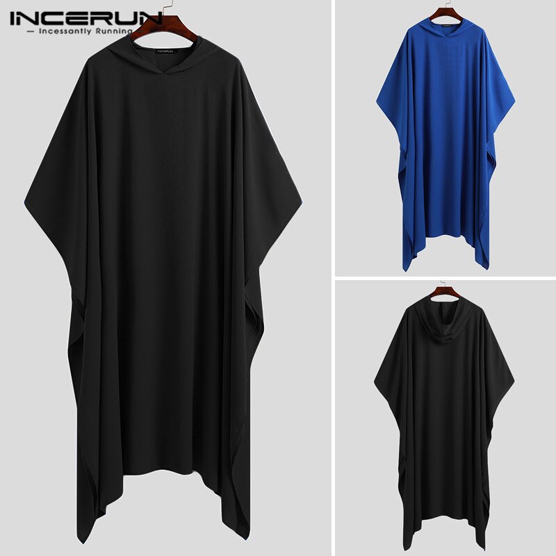 INCERUN Men Casual Thin Clothing Streetwear Muslim... – Grandado