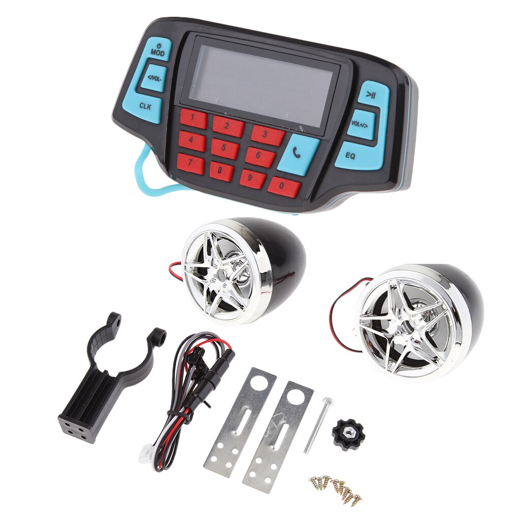 USB Bluetooth Waterproof Motorcycle Audio Radio So... – Grandado