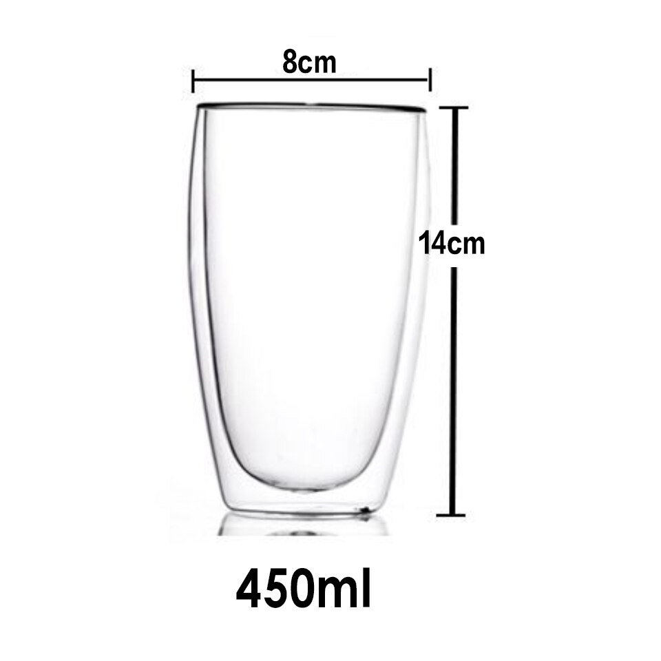 Heat Resistant Double Wall Glass Coffee Tea Cups A... – Grandado