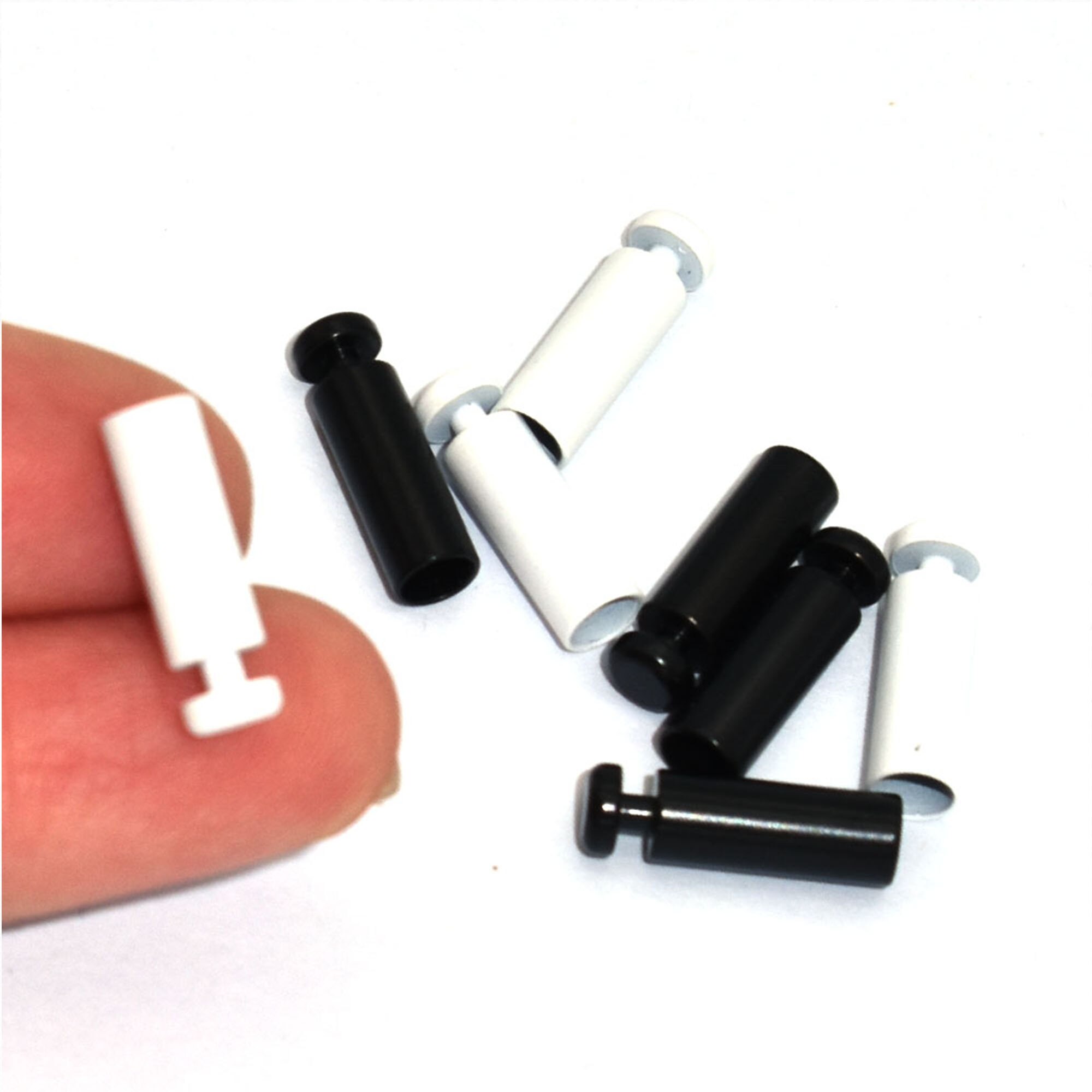 Black/White End Tips Caps Leather Bullets Tube Cla... – Vicedeal
