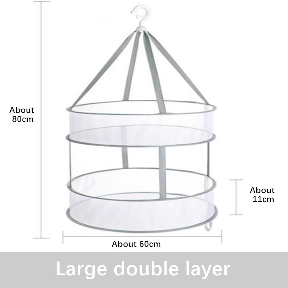 Folding household clothes drying net drying sweate... – Grandado