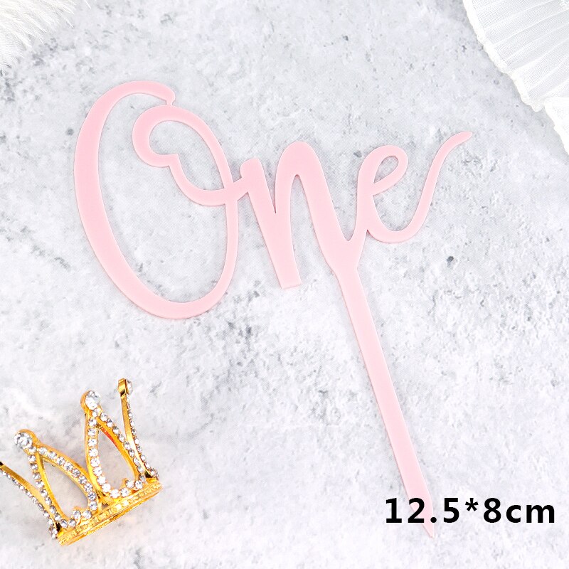 Acryl Een Cake Topper 1St Verjaardagsfeestje Cupca... – Grandado