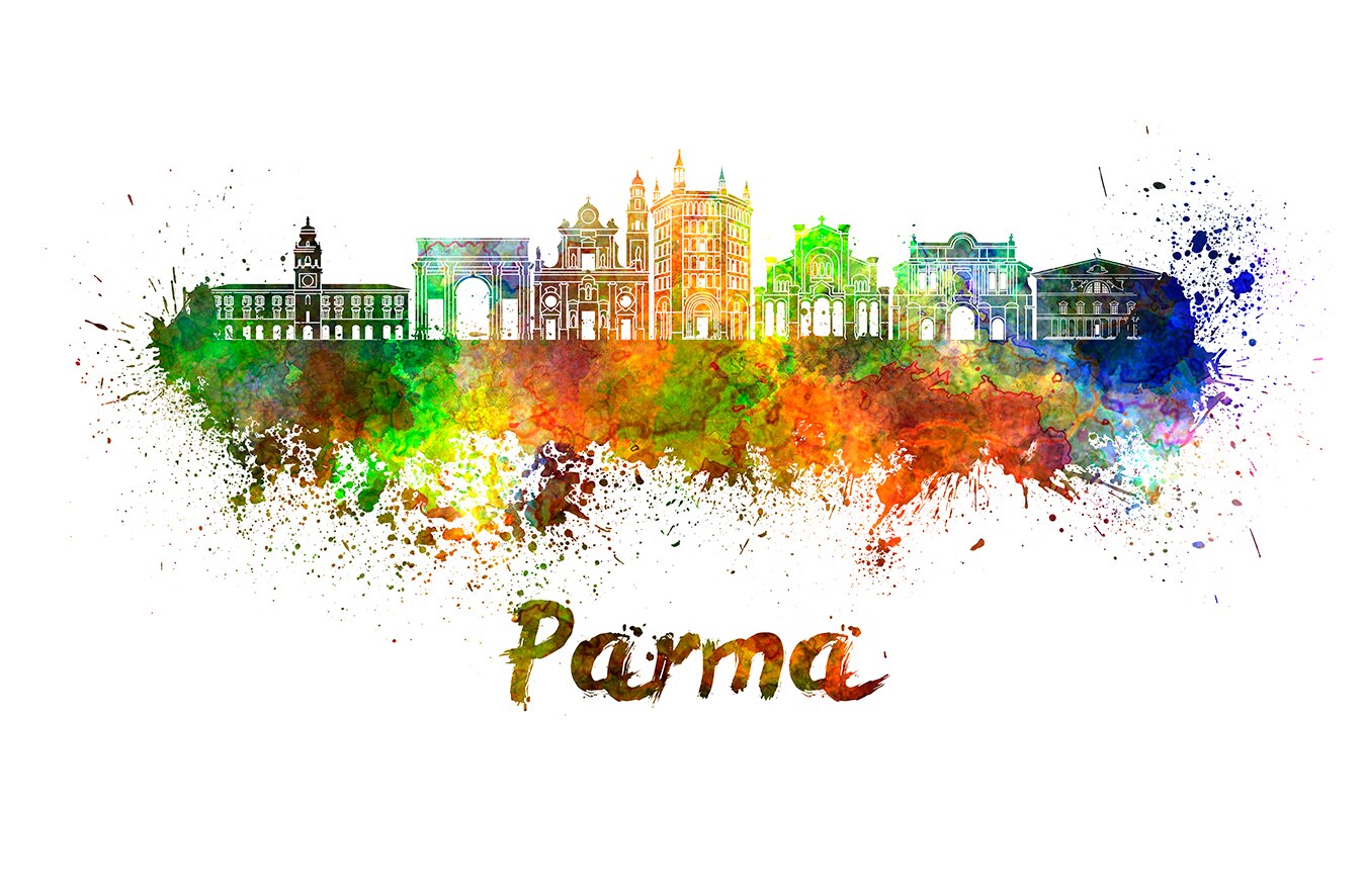 Parma Skyline Poster-Art Print Home Decor Monument... – Grandado