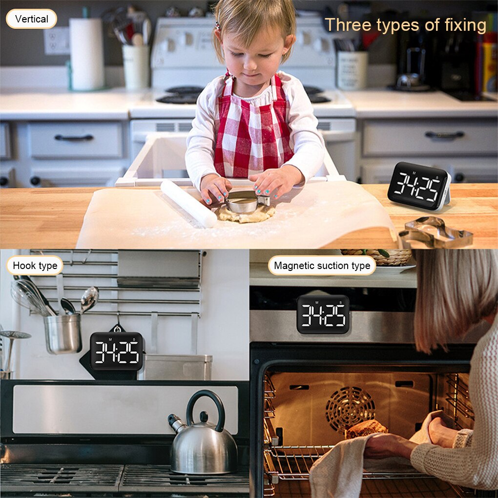 DIGITAL KITCHEN TIMER - MAGNETIC COUNTDOWN TIMER W... – Vicedeal