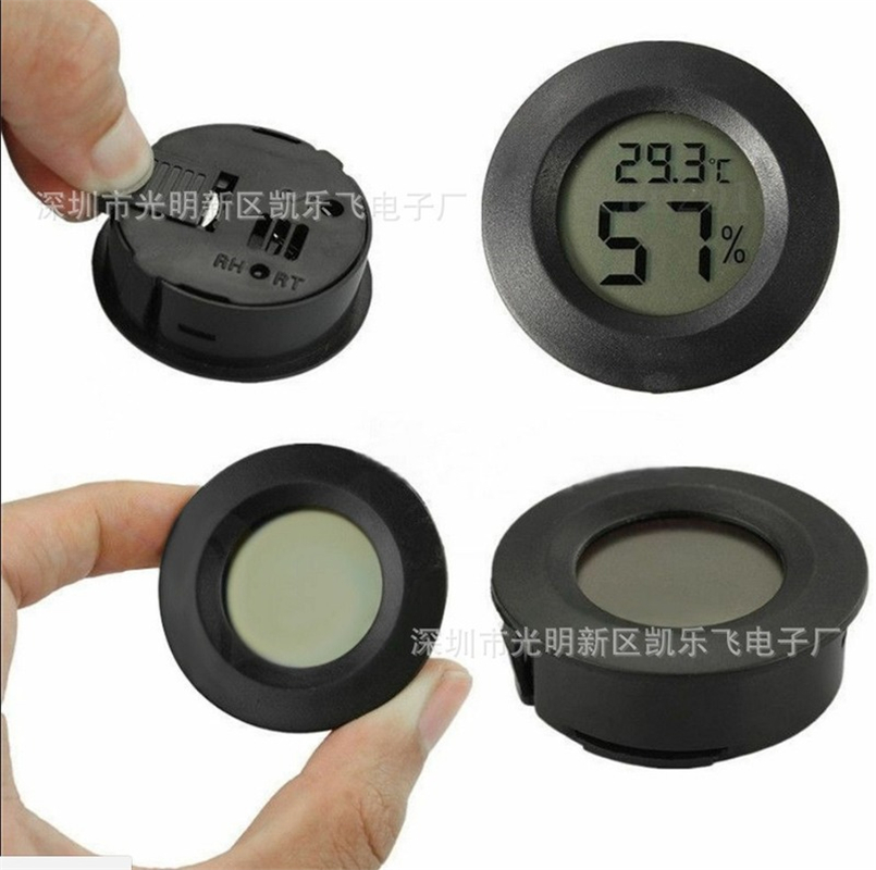 Pet Thermometer Humidity Monitor Hygrometer Round ... – Vicedeal