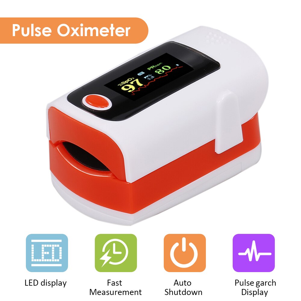 Finger Pulse Oximeter Digital Blood Oxygen Saturat... – Grandado