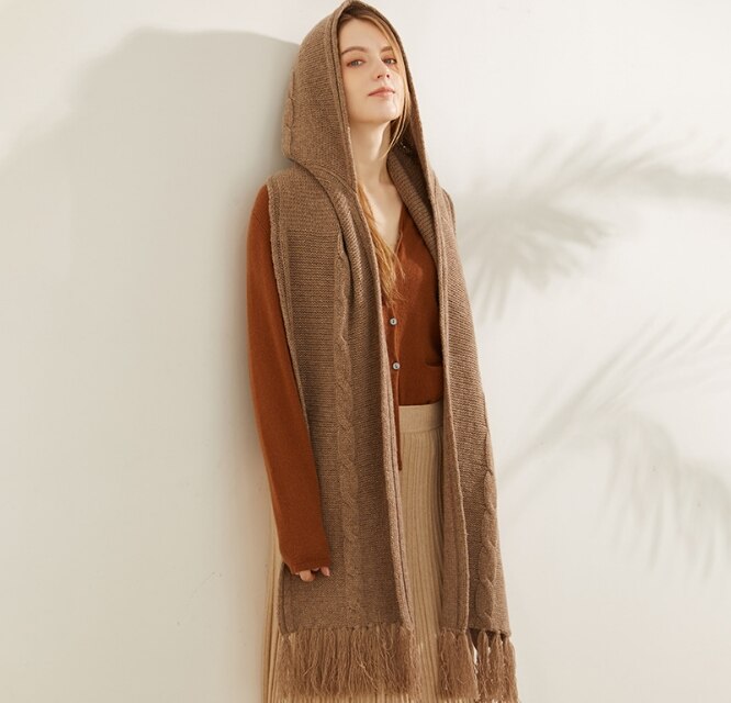 Naizaiga 50% yakwool 50% uld blending hætte stri... – Vicedeal